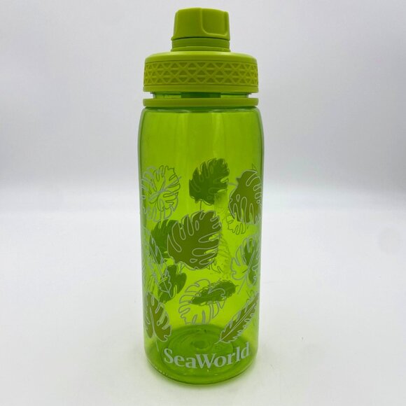 Seaworld | Dining | Seaworld Water Travel Drinking Bottle Green W Leaf ...